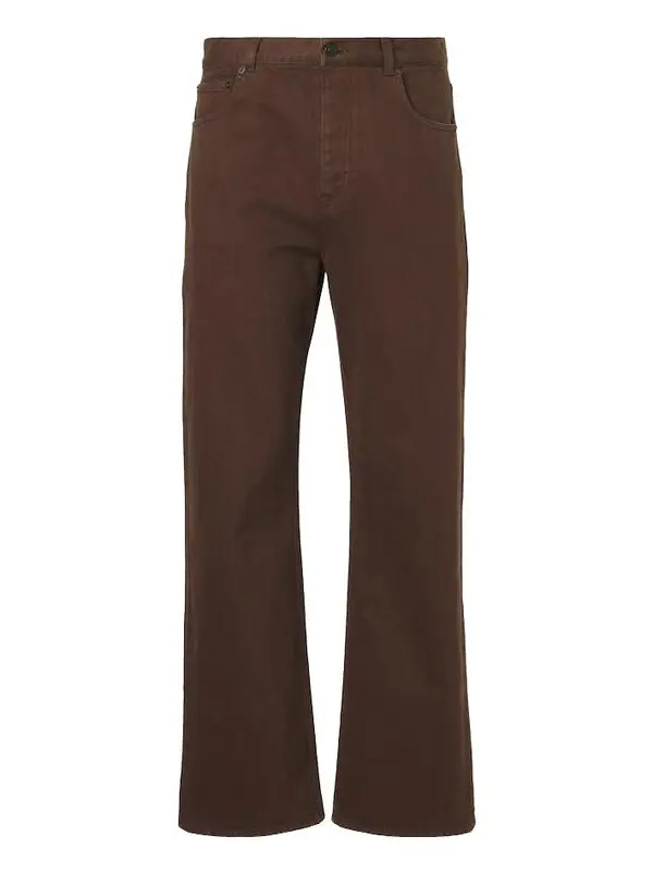 THE ROW Siouxie Wide-leg Jeans In Grey - Brown