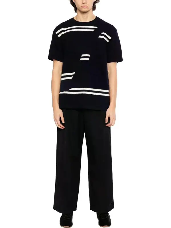 Loewe Logo Patch Tailored Trousers - Blue