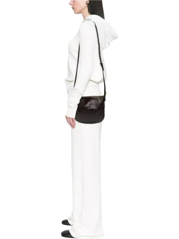 Loewe Leather Heritage Crossbody Bag - Brown