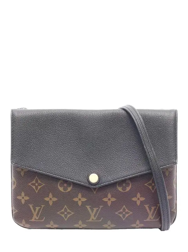 LOUIS VUITTON Monogram Twice Crossbody Bag - Brown