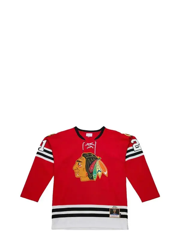 Mitchell & Ness Chicago Blackhawks Bobby Hull Scarlet 1960-61 T-shirt - Red