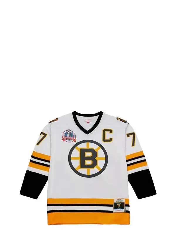 Mitchell & Ness 1989 Boston Bruins Ray Bourque Jersey - White