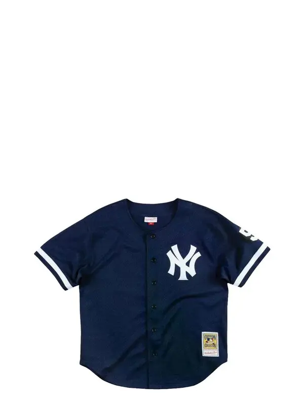 Mitchell & Ness 1999 New York Yankees Logo-detail Shirt - Blue