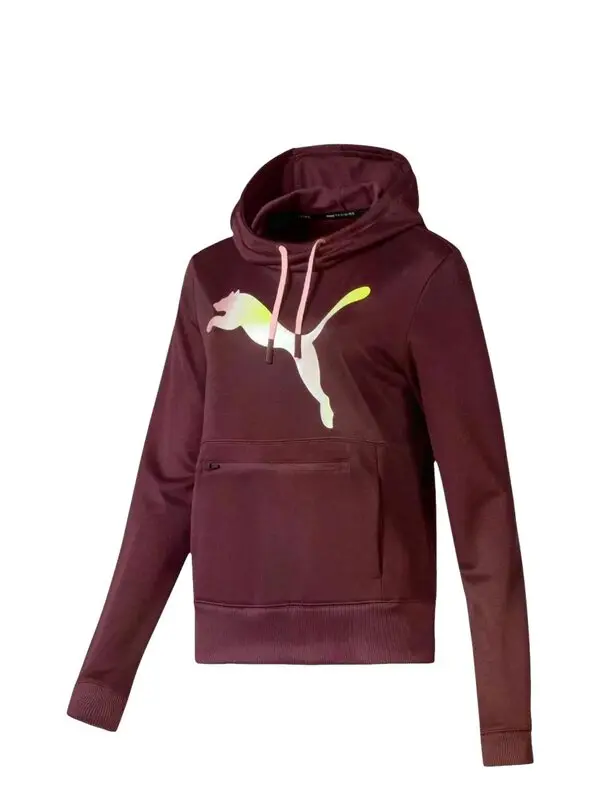 PUMA Graphic Print Training Hoodie - Red