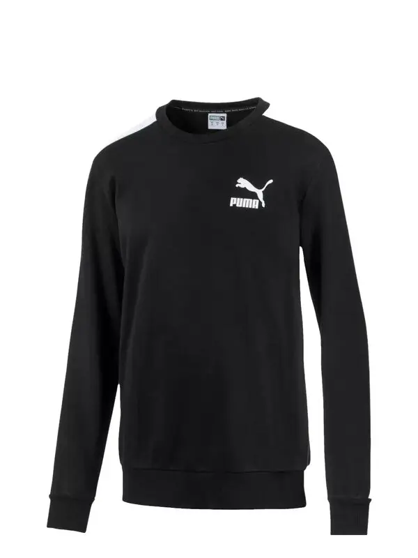 PUMA Iconic T7 Crew-neck Sweatshirt - Black