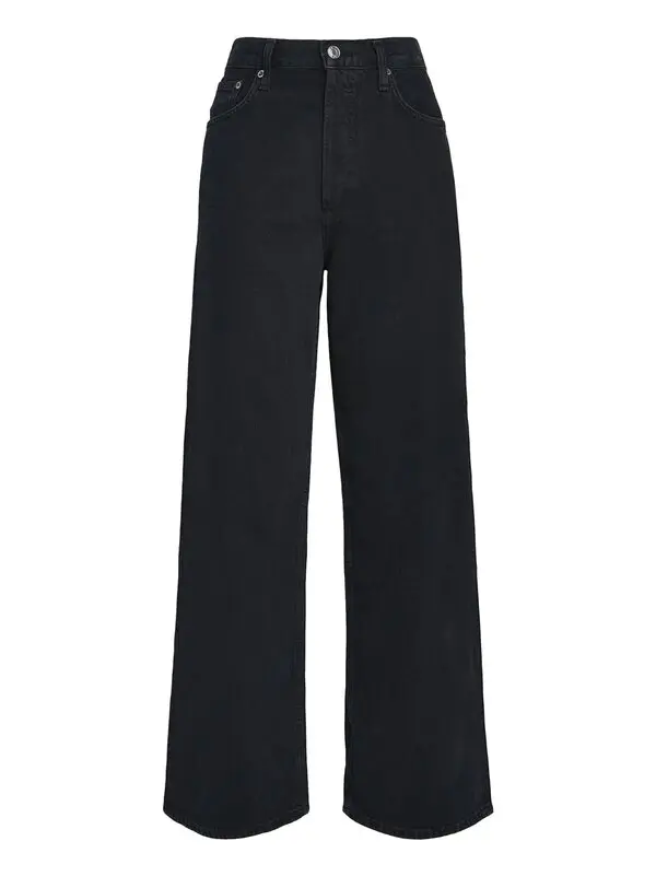 AGOLDE Low-slung Baggy Jeans - Black