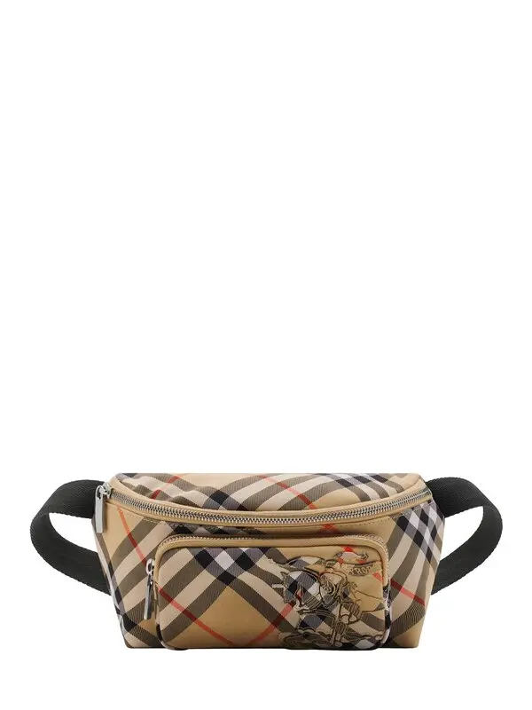 Burberry Check Belt Bag - Beige