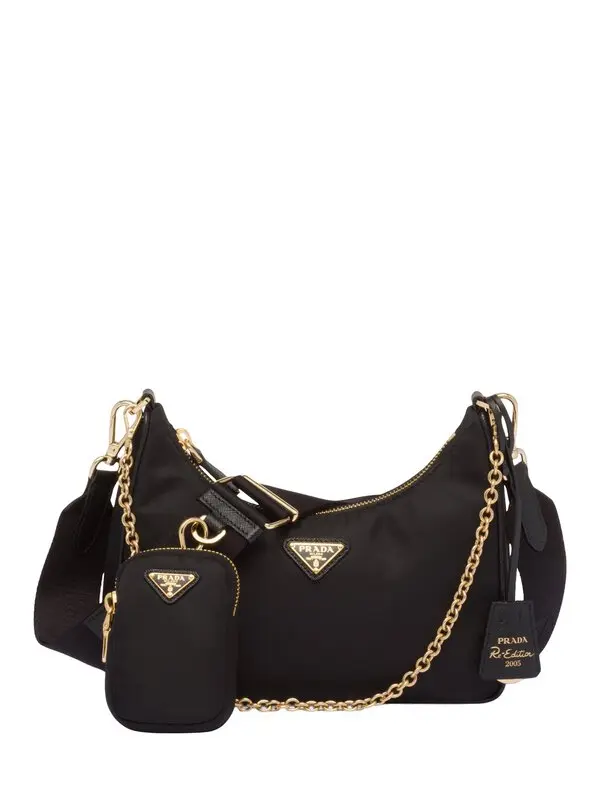 Prada Re-nylon Re-edition 2005 Shoulder Bag - Black