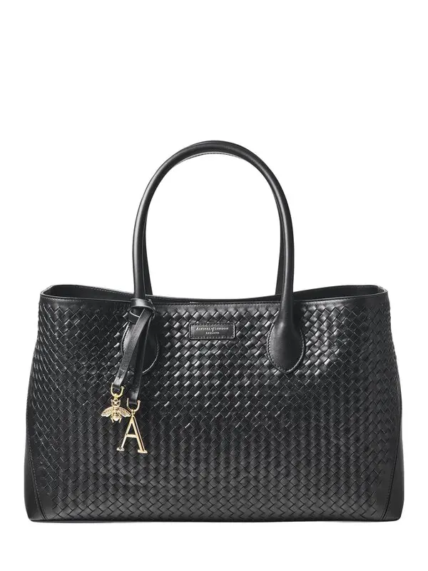 ASPINAL OF LONDON Leather London Tote Bag - Black