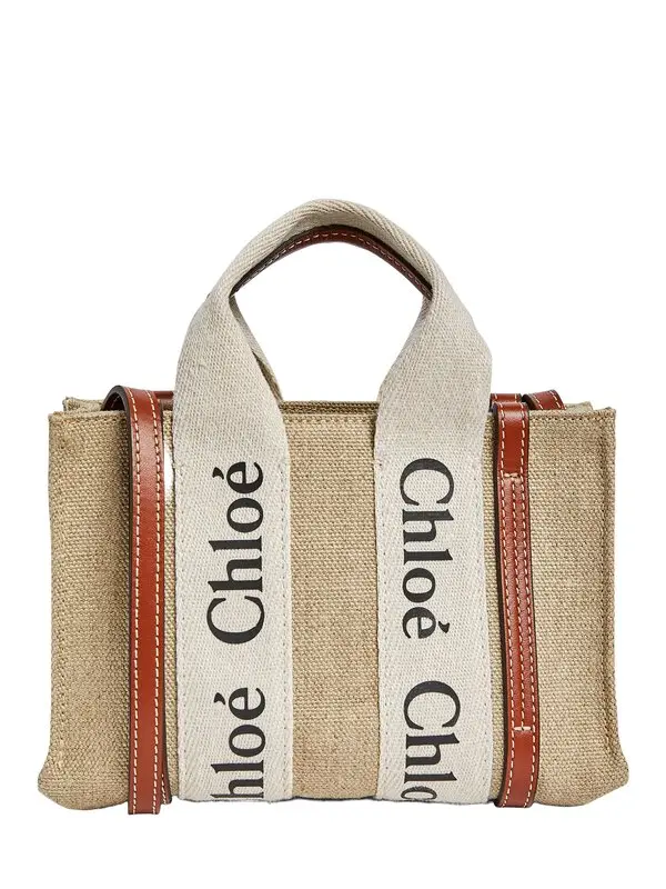 Chloé Mini Woody Tote Bag - Brown