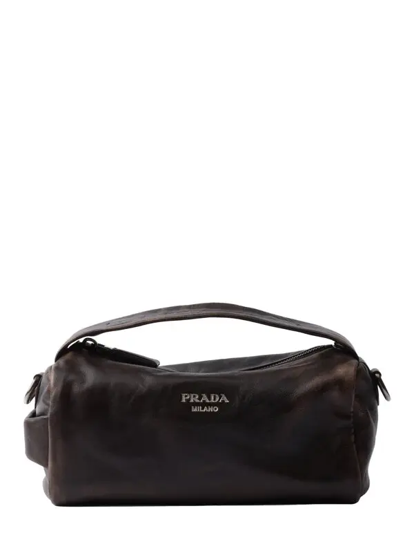 Prada Leather Cross-body Bag - Brown