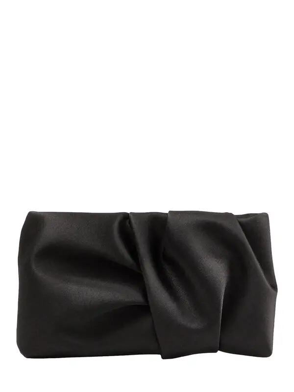 JIMMY CHOO Bonny Clutch Bag With Chain Strap - Black