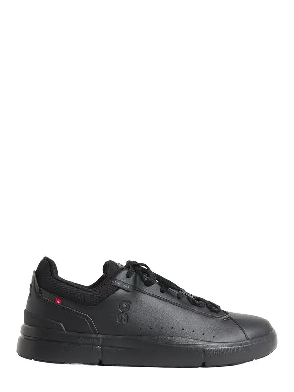 On The Roger Advantage Leather Sneakers - Black