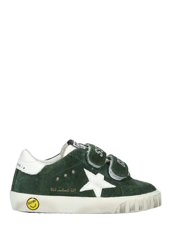 GOLDEN GOOSE Old School Suede Sneakers - Green