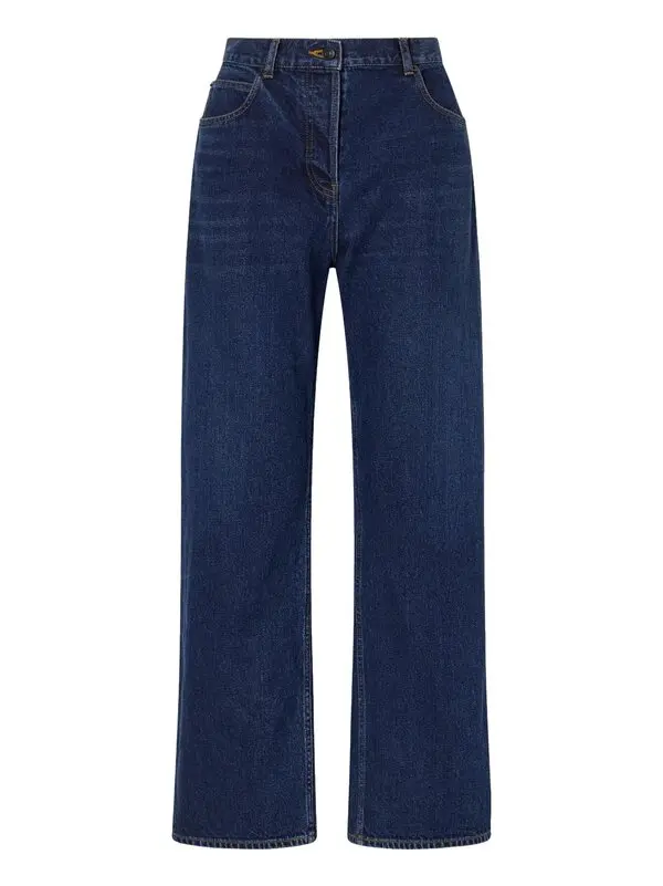THE ROW Finbar Low-rise Relaxed Leg Jeans - Blue