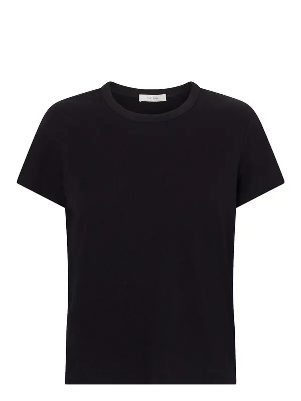 THE ROW Jovita Cotton, Cashmere And Silk-blend Jersey T-shirt - Black