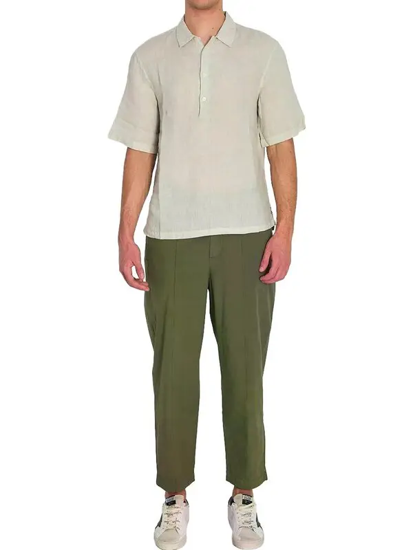 Barena Venezia Linen Polo Shirt - Neutrals