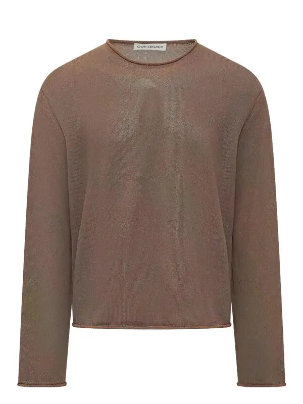 Our Legacy Rigid Popover Knitted Top - Brown