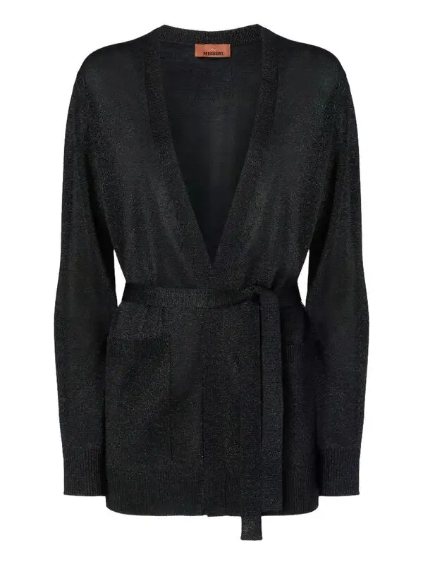Missoni Belt Cardigan - Black
