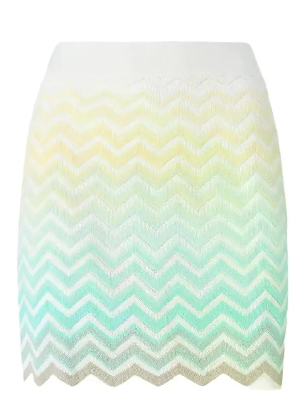 Missoni Chevron Skirt - Neutrals