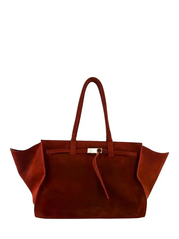 Benedetta Bruzziches Gold-tone Mame Weekend Tote Bag - Red