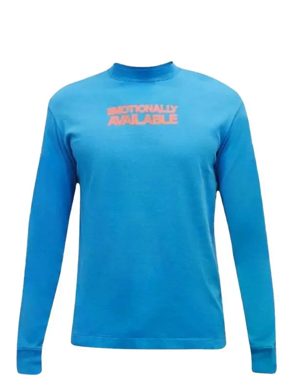 Off-White Long-sleeve T-shirt - Blue