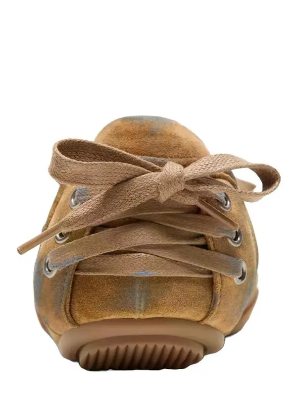 Acne Studios Lace-up Suede Shoes - Neutrals