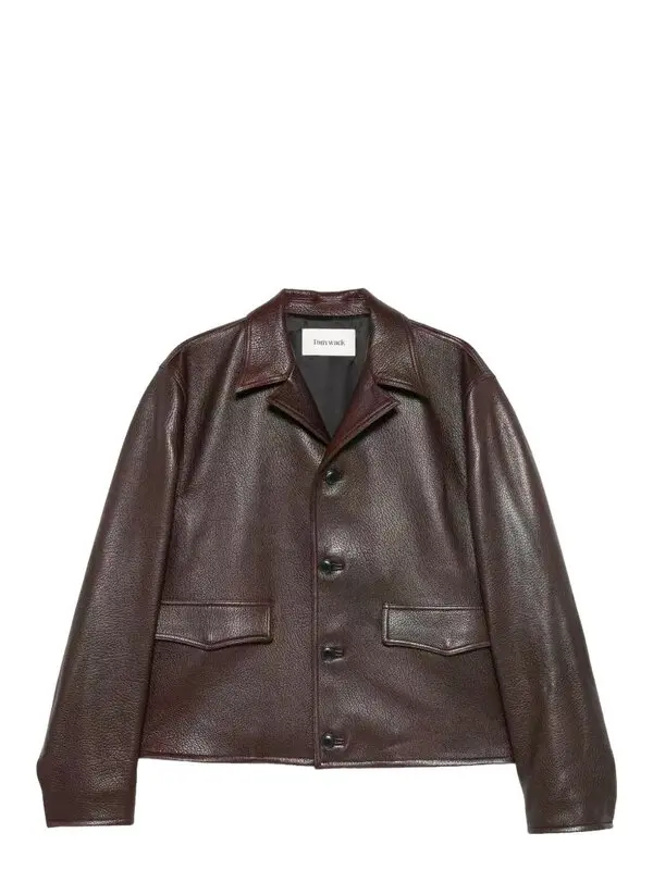 TONYWACK Notched Lapel Flap Pockets Jacket - Brown