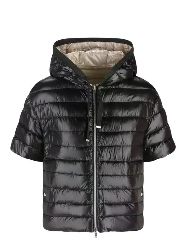Herno Reversible Hooded Jacket - Black