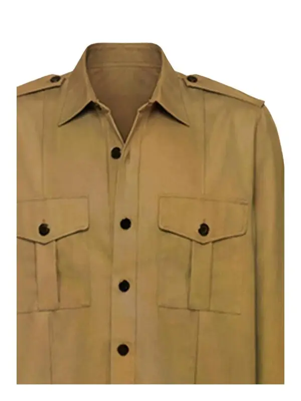 ERNEST W. BAKER Flap Pocket Shirt - Neutrals