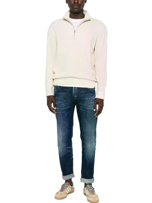 DONDUP Button Denim Jeans - Blue