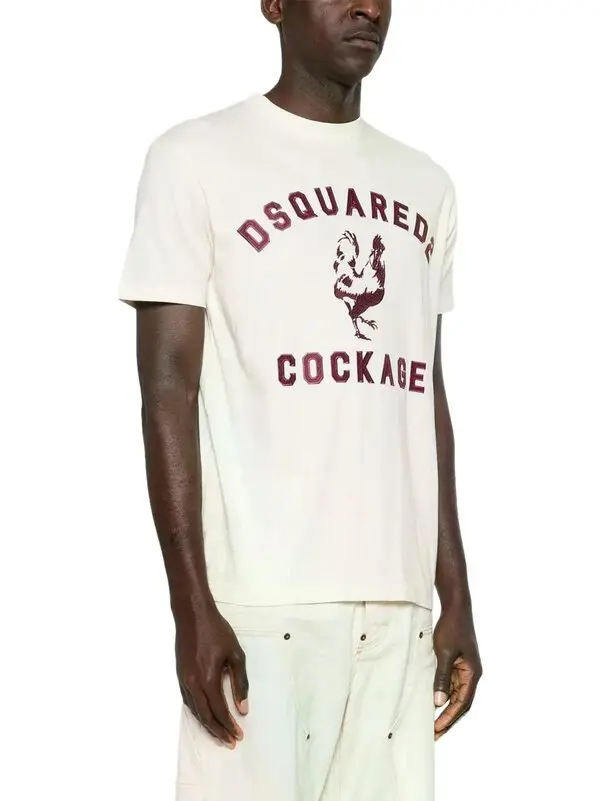 Dsquared2 Graphic Print T-shirt - Neutrals