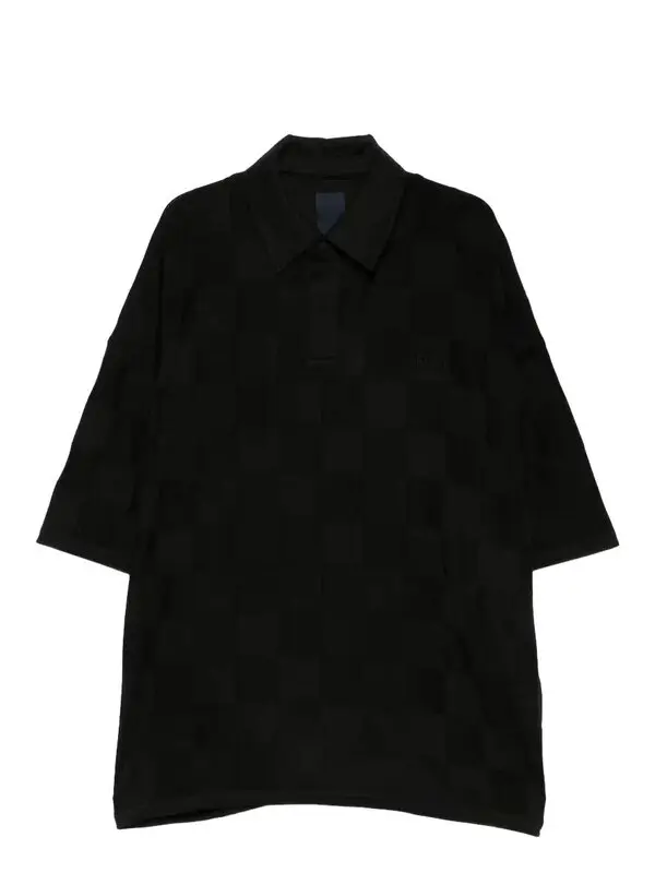JUUN.J Logo-detail Polo Shirt - Black