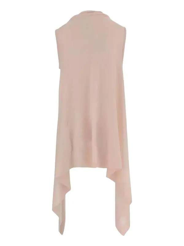 SA SU PHI Sleeveless Open Vest - Pink