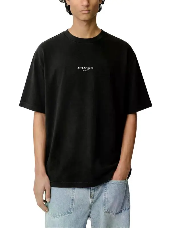 Axel Arigato Focus Logo-print T-shirt - Black