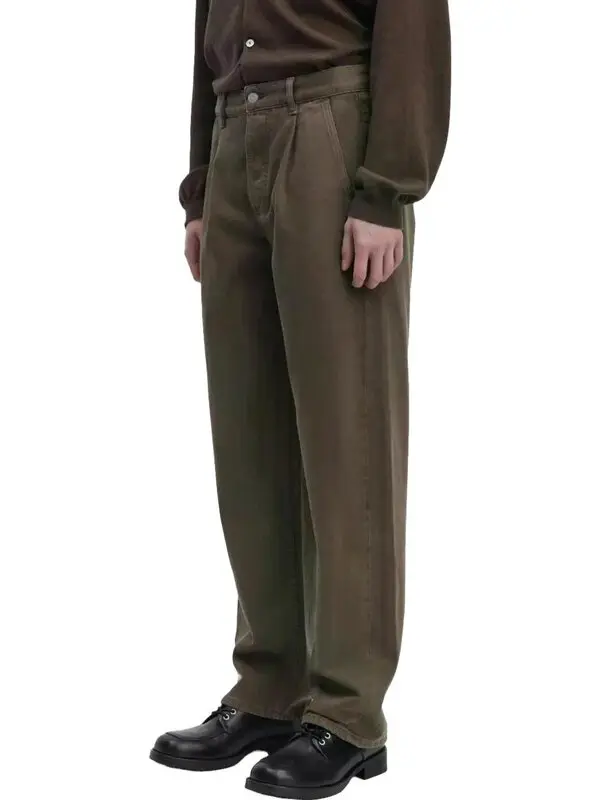 ANOTHER ASPECT Pleated Trousers - Brown