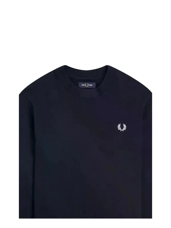 Fred Perry Logo-embroidered Sweatshirt - Blue