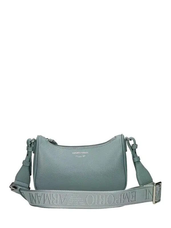 Emporio Armani Logo Strap Cross Body Bag - Blue