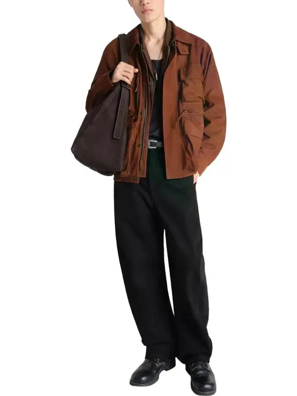 LEMAIRE Patch-pocket Jacket - Brown