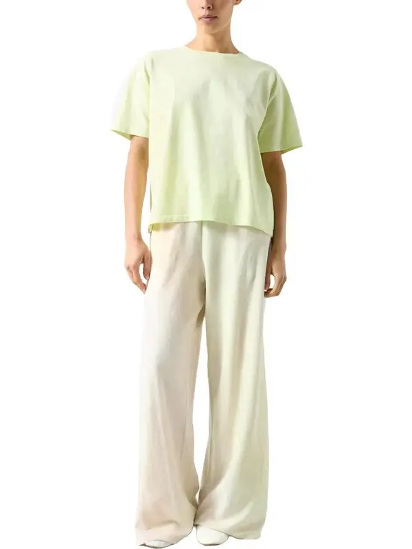 American Vintage Patch Pocket Wide Leg Track Pants - Neutrals