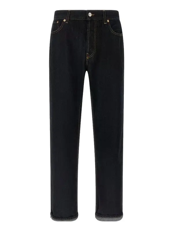 DEPARTMENT 5 Contrast Stitching Five Pocket Jeans - Blue