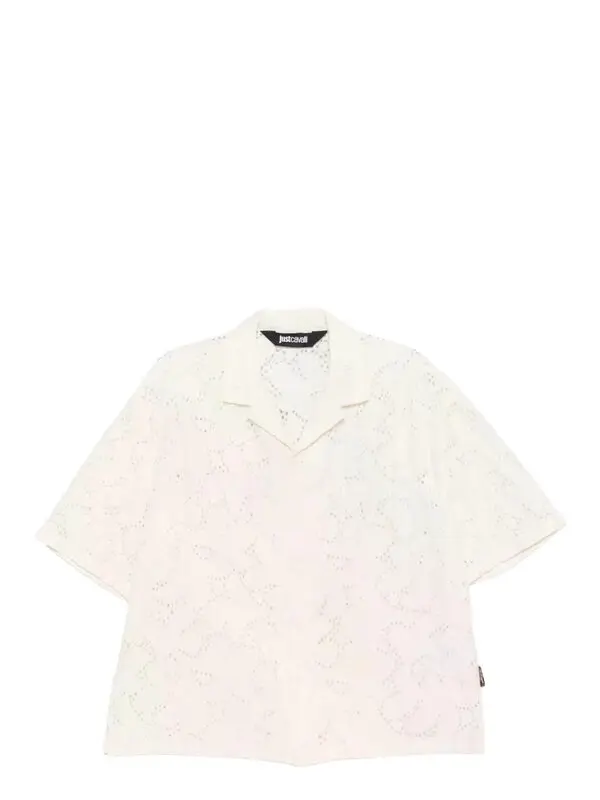 Just Cavalli Eyelet Shirt - Neutrals