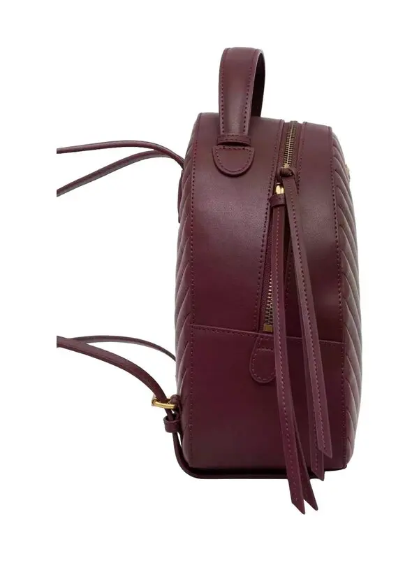 Pinko Love Chevron Backpack - Red