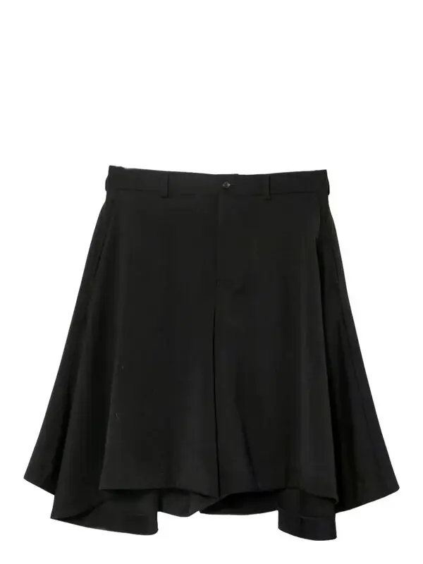 Comme Des Garçons Double Layered Shorts - Black