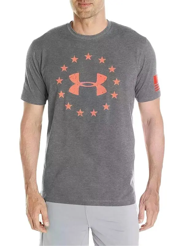 Under Armour Freedom Star-graphic T-shirt - Grey