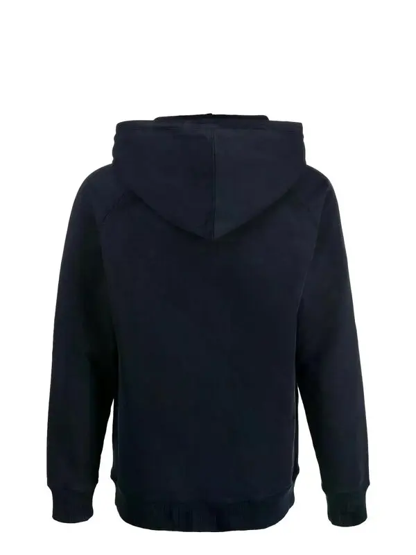 Orlebar Brown Cotton Drawstring Hoodie - Blue