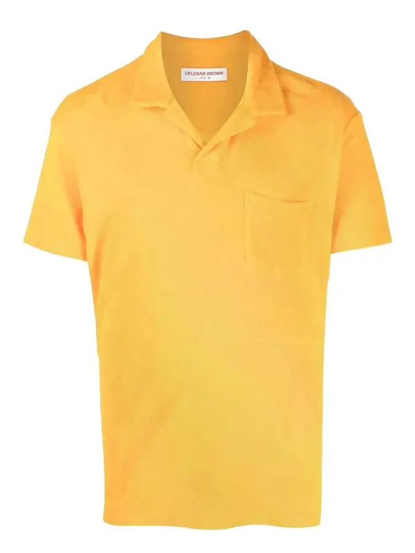 Orlebar Brown Solid-color Polo Shirt - Orange