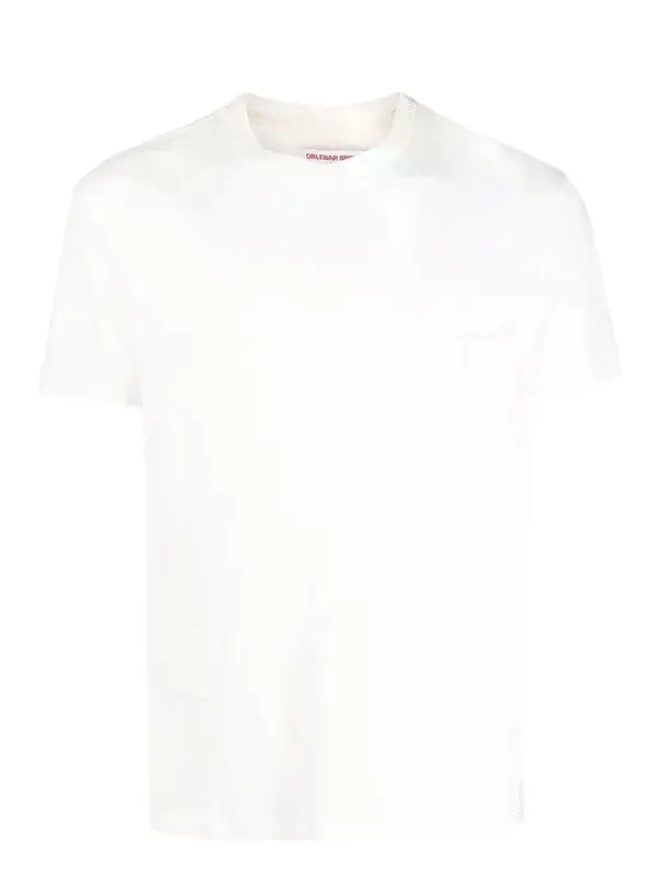 Orlebar Brown Short-sleeve Linen-flax T-shirt - White
