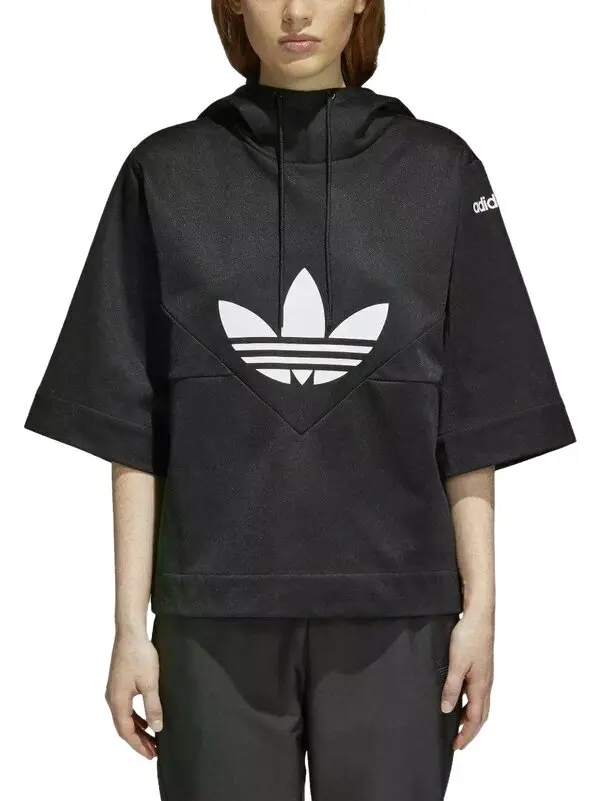 Adidas Clrdo Logo-detail Hoodie - Black