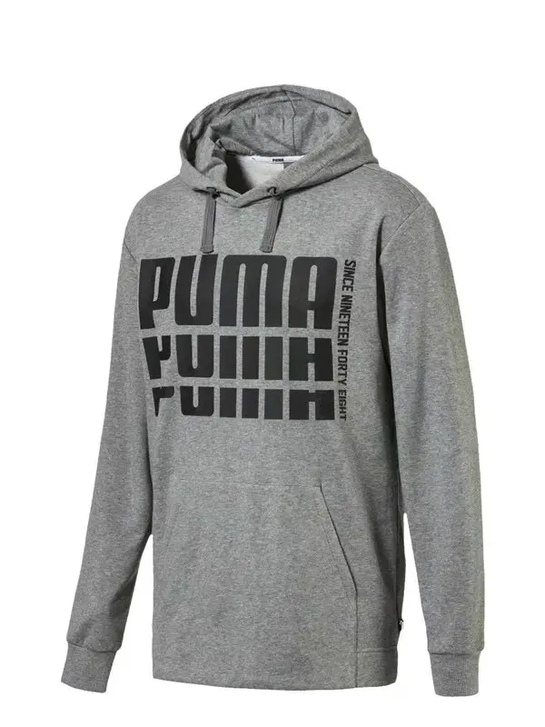 PUMA Kangaroo Pocket Hoodie - Grey